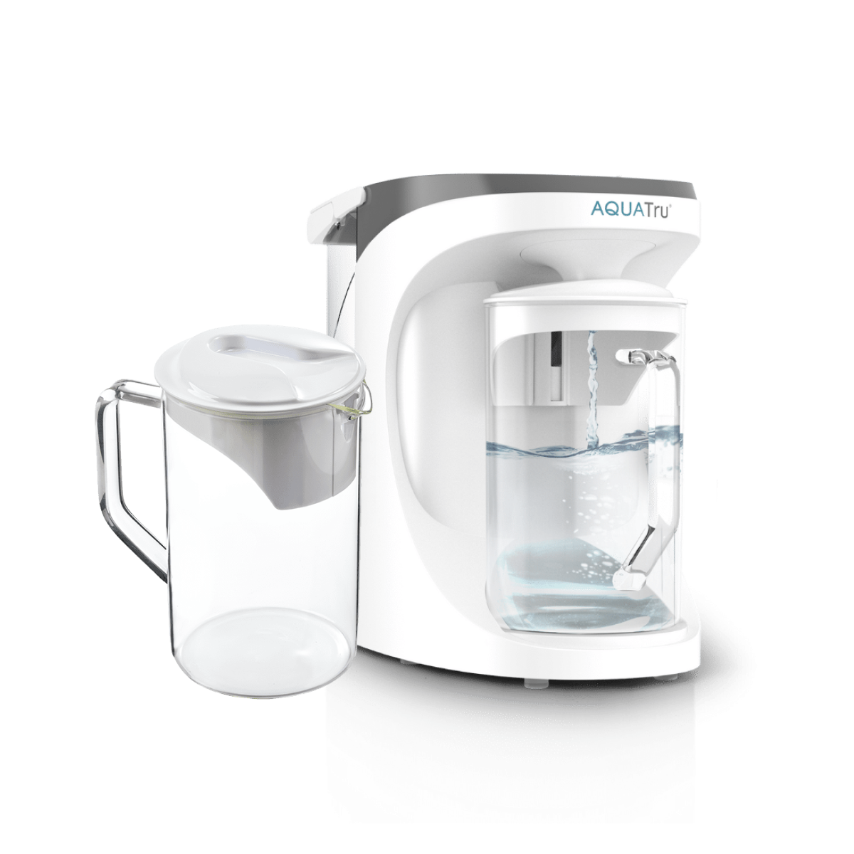 AquaTru Carafe AT100 + Additional Glass Pitcher Bundle – WaterAndWellness